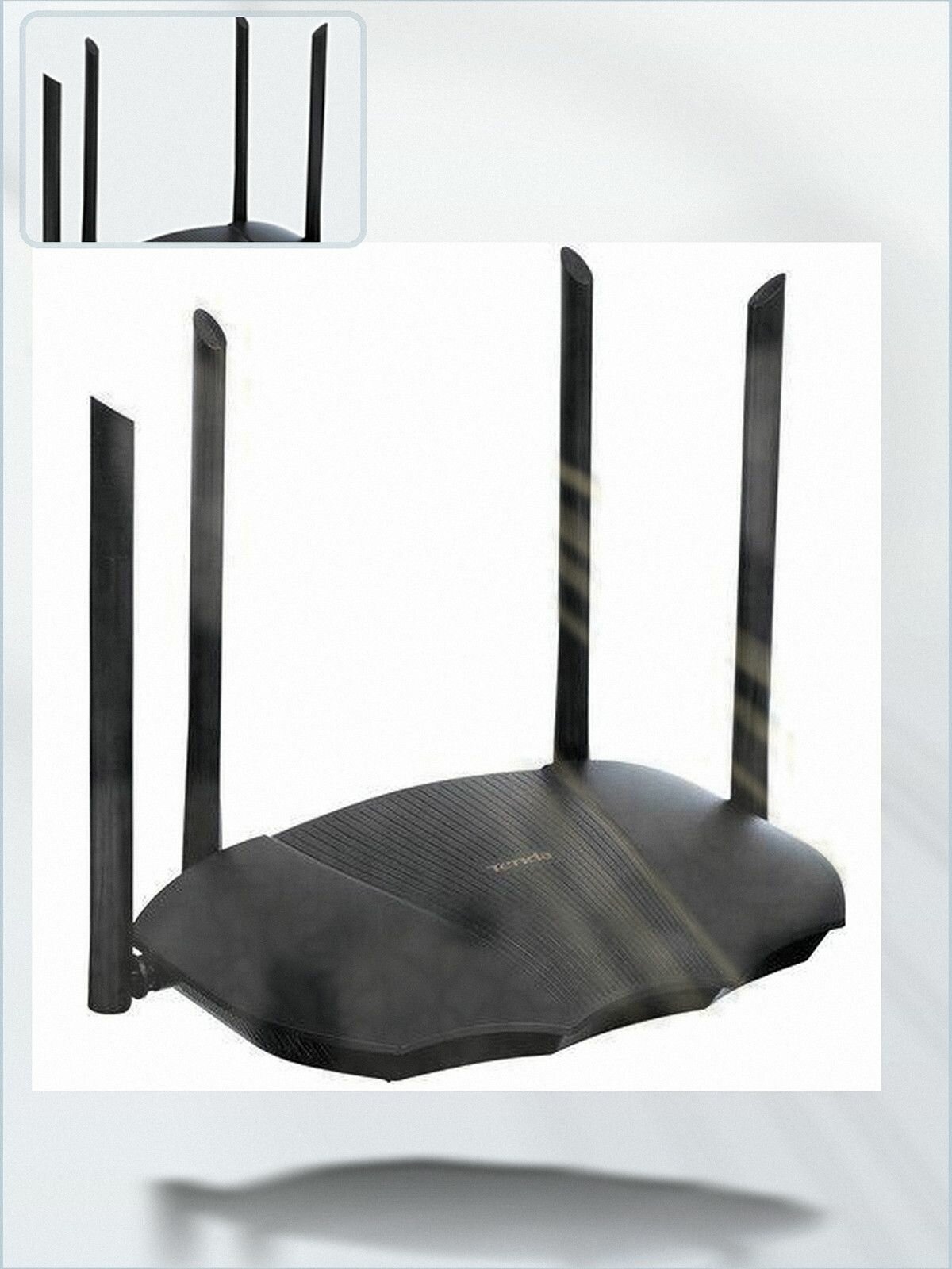 Tenda TX12 Wi Fi 6 роутер до 2976 Мбит/с, двухдиапазонный, чёрный