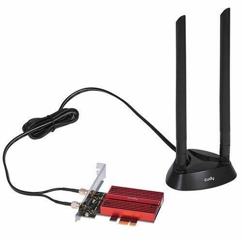 Wi-Fi адаптер + Bluetooth, антенна внешняя, цвет- черный, практичный