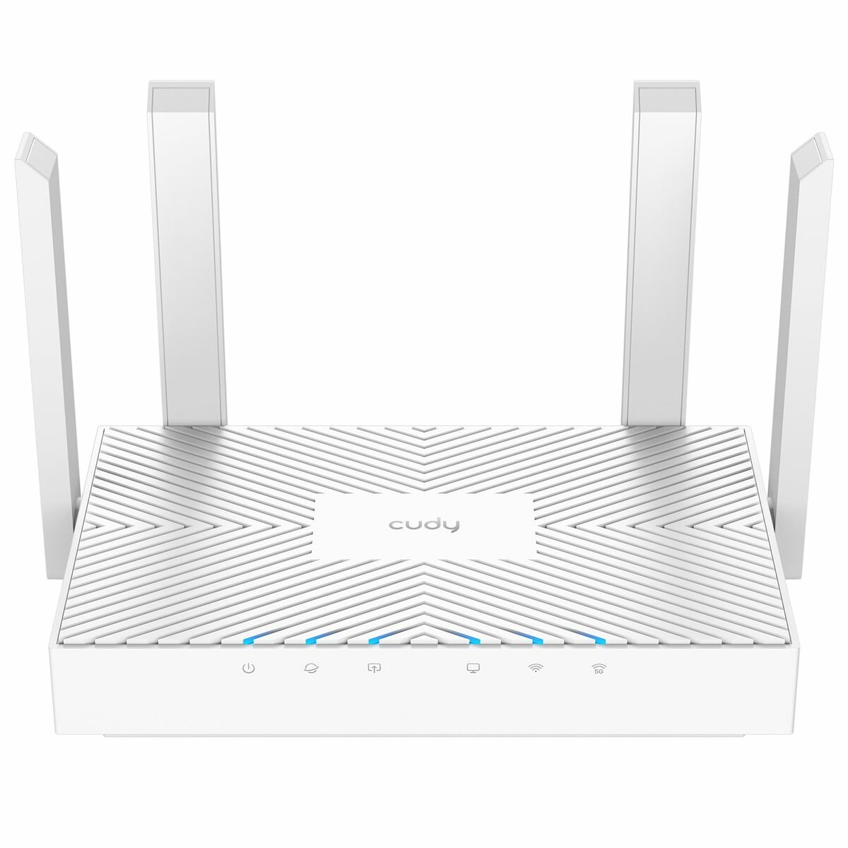 Роутер CUDY WR1300E, беспроводной маршрутизатор, двухполосный (Wi-Fi 2,4Ггц / 5Ггц), 3 гигабитных порта Ethernet, 4 антенны
