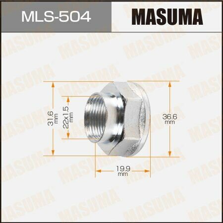 MLS-504 Гайка шруса