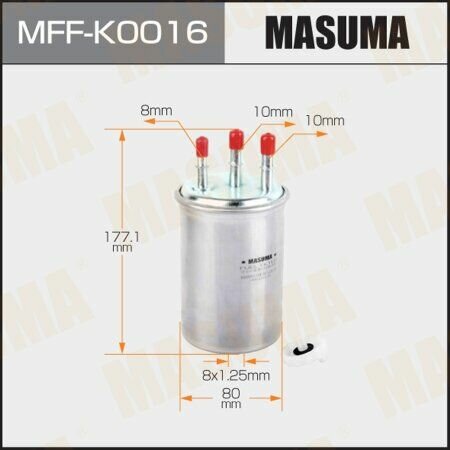 MFF-K0016 Фильтр топливный SSANGYONG 05- Masuma