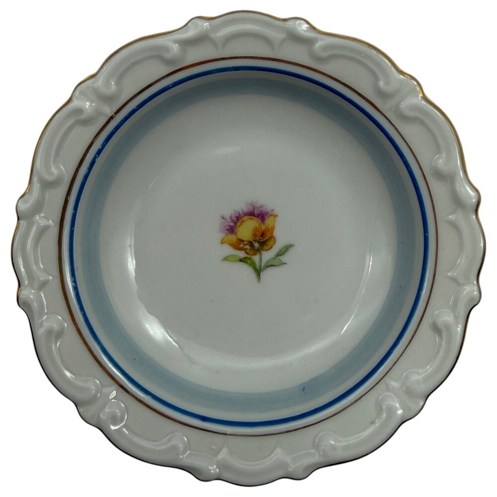 Розетка "Цветок", 10.5 см, фарфор, 1937-1956 гг, Kahla, Германия