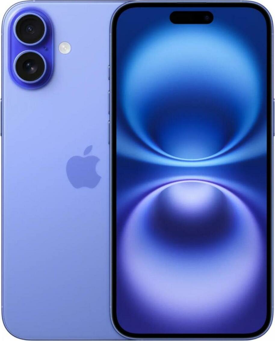 Смартфон Apple iPhone 16 Plus, 256Gb, nano SIM+eSIM, Ultramarine