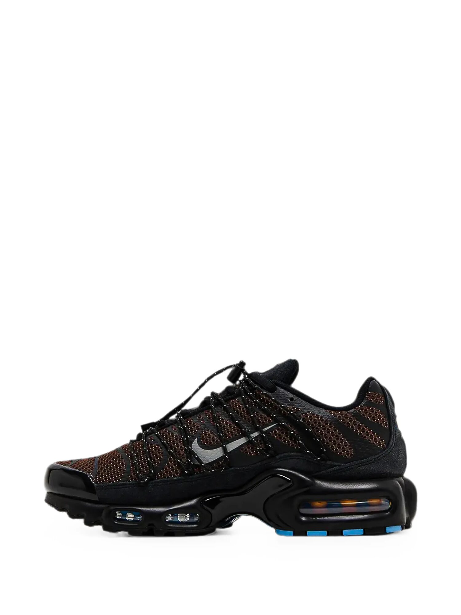 Кроссовки NIKE Air Max Plus Utility, размер 9 US, коричневый/серый/оранжевый