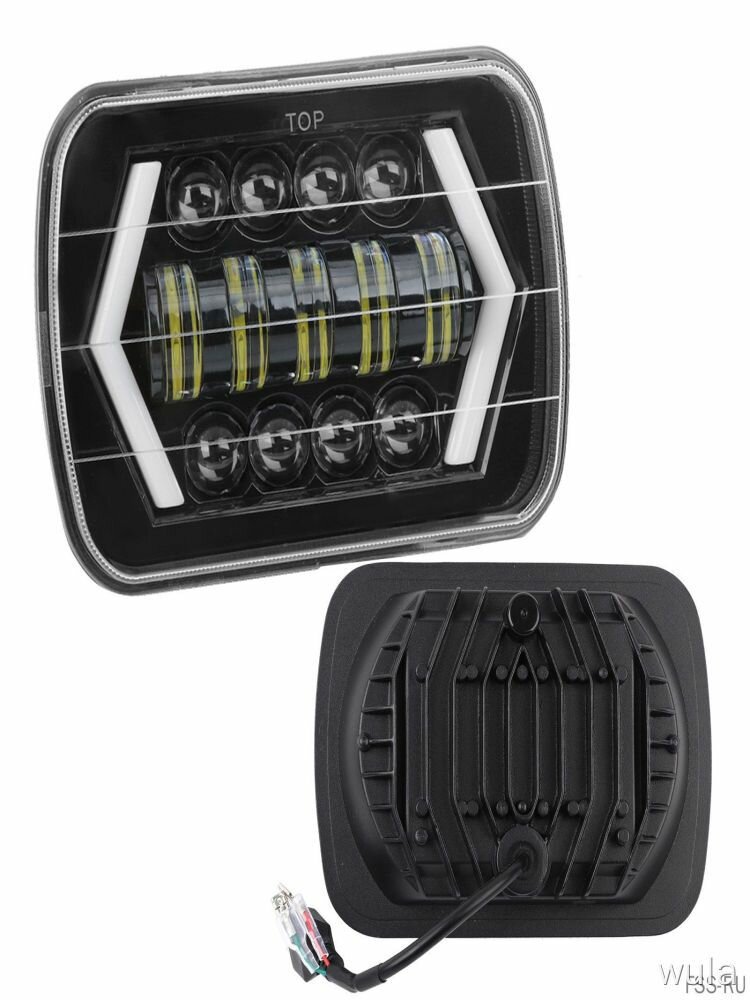 Фара автомобильная, Задний фонарь, 1 шт, арт. LED-FAR-7-300W-RU
