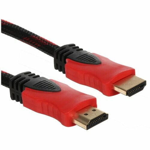 Кабель соединительный, разъемы HDMI - HDMI , длина 1,5 м, цвет- красный
