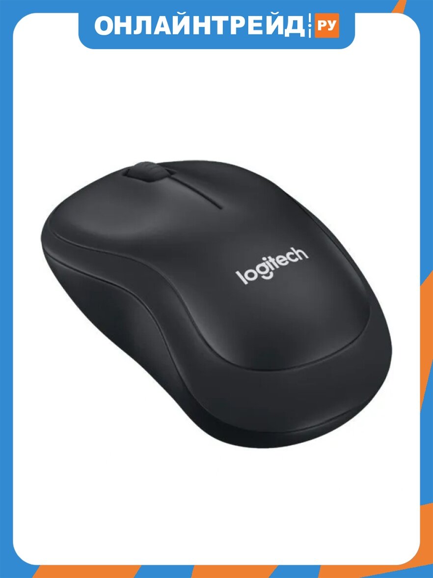 Мышь беспроводная Logitech B220 SILENT Black (910-005553)