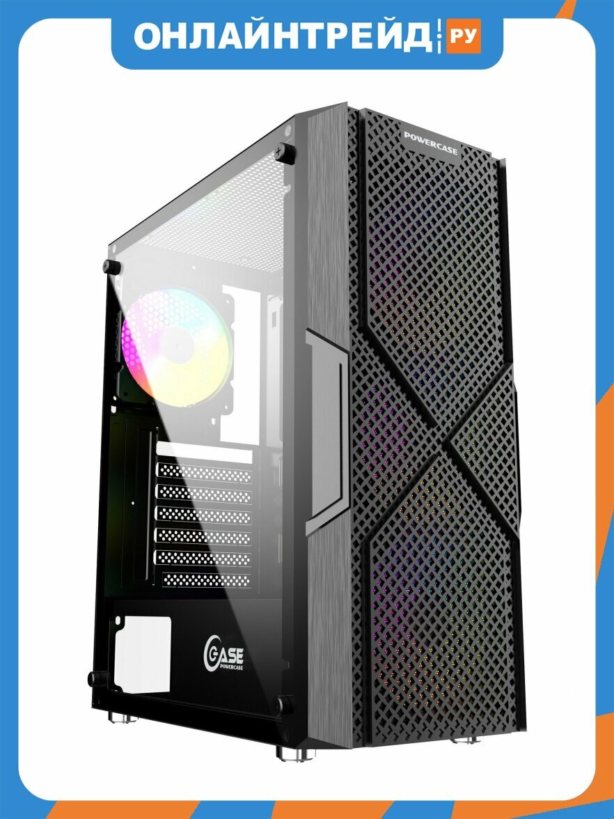 Корпус Powercase Mistral T4B LE, черный (CMITB-L4)