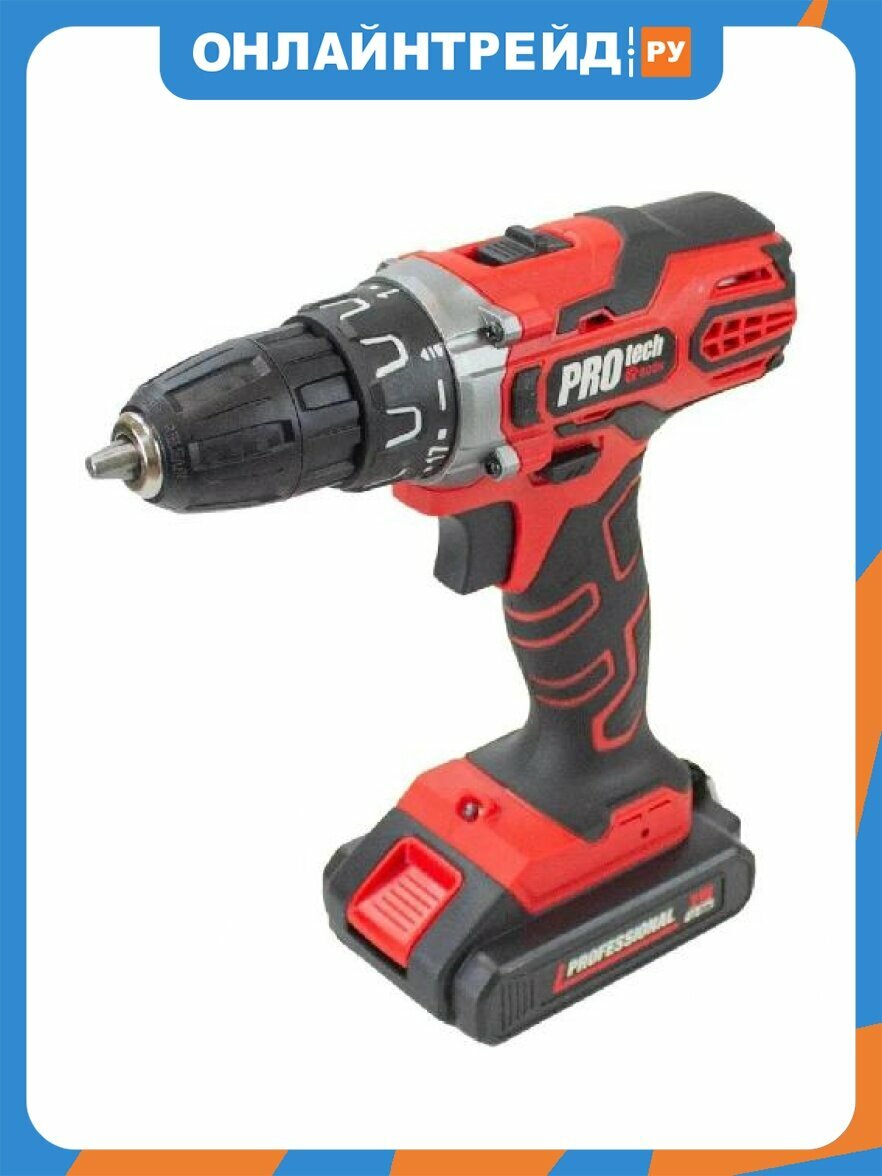 Шуруповерт Edon аккумуляторный PROtech PRO-21L2K-N1