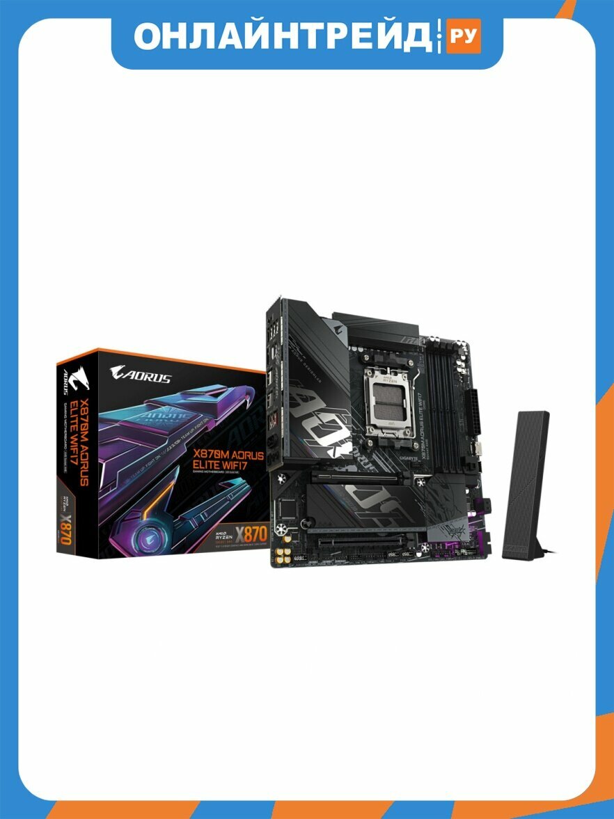 Материнская плата Gigabyte X870M A ELITE WF7 (AM5, mATX)