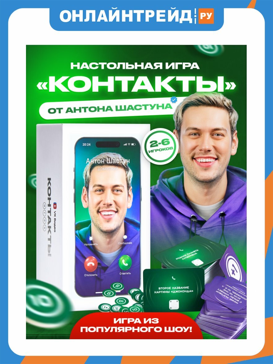 Настольная игра Veselo Games Контакты