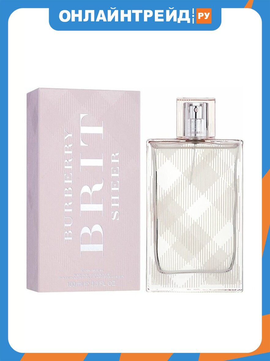 Женская туалетная вода Burberry Brit Sheer, 100 мл