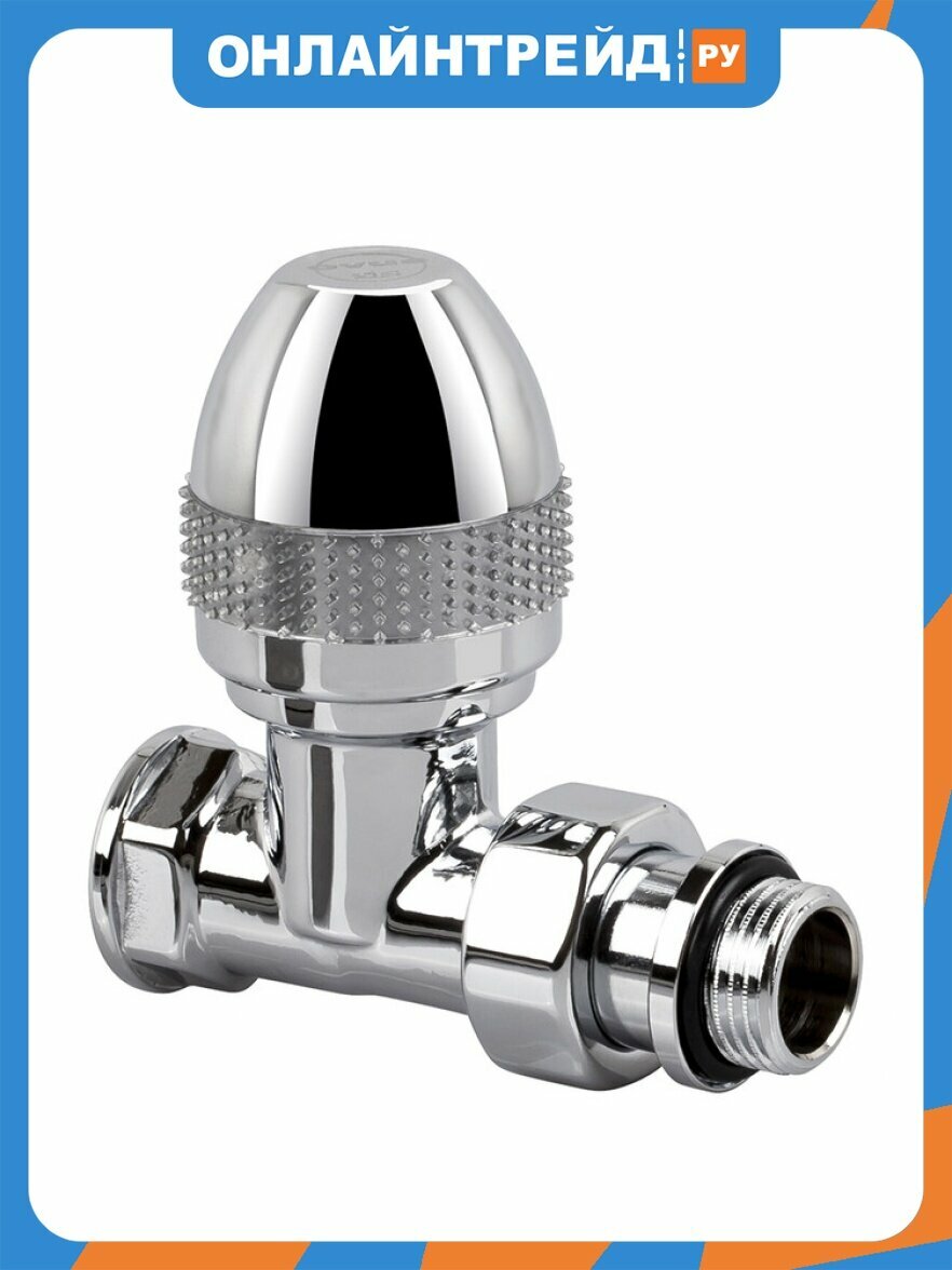 Вентиль SR Rubinetterie прямой Ovus 1/2", цвет хром