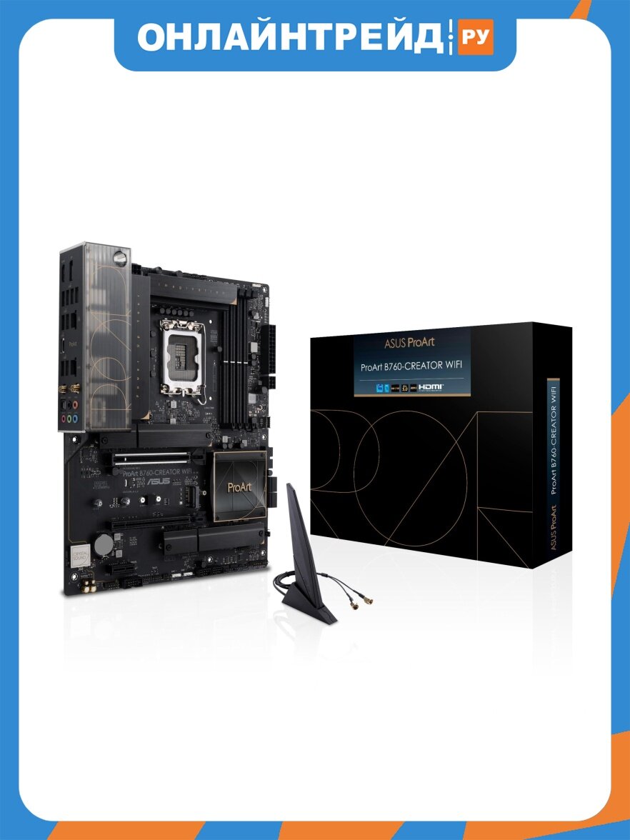 Материнская плата Asus ProART B760-CREATOR WIFI (LGA1700, ATX)