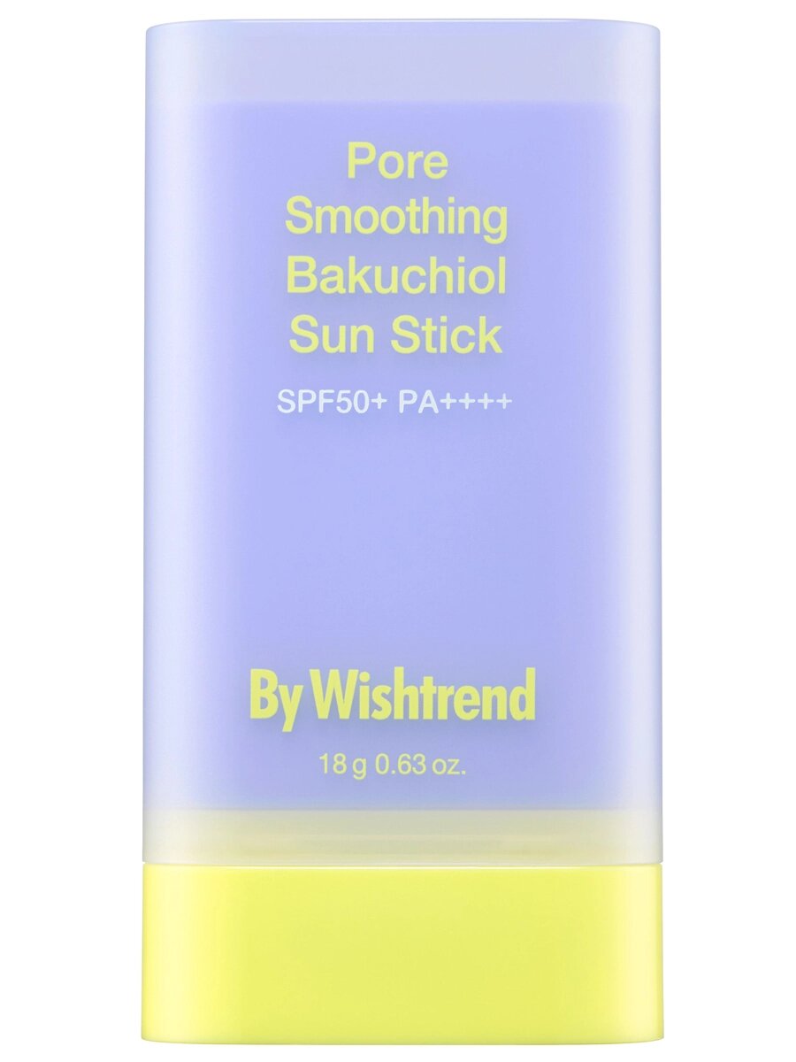 By Wishtrend Солнцезащитный стик с бакучиолом SPF50 Pore Smoothing Bakuchiol Sun Stick 18 гр