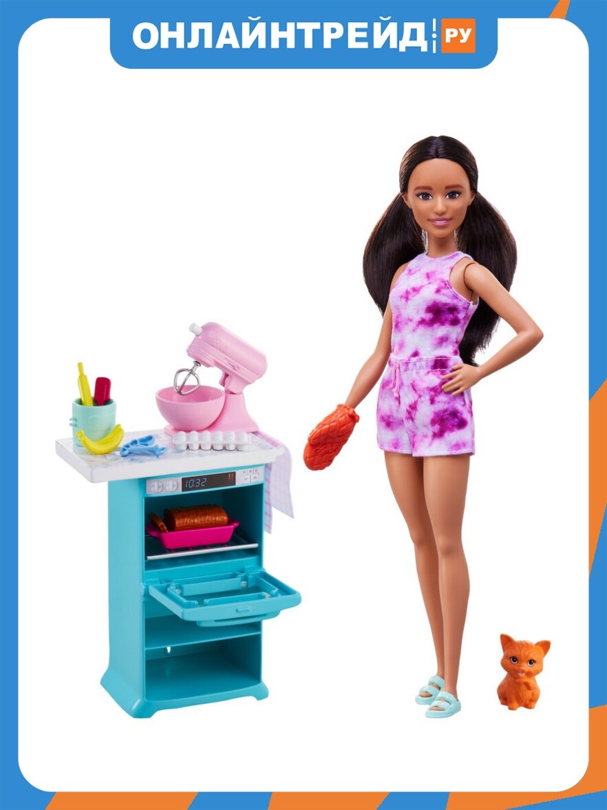 Игровой набор Barbie HCD44 Пекарь, серия You Can Be Anything