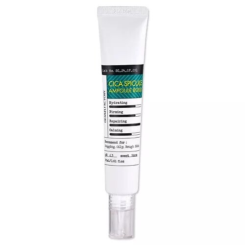 DERMA FACTORY Сыворотка со спикулами и центеллой Cica Spicule Ampoule 8000, 30 мл