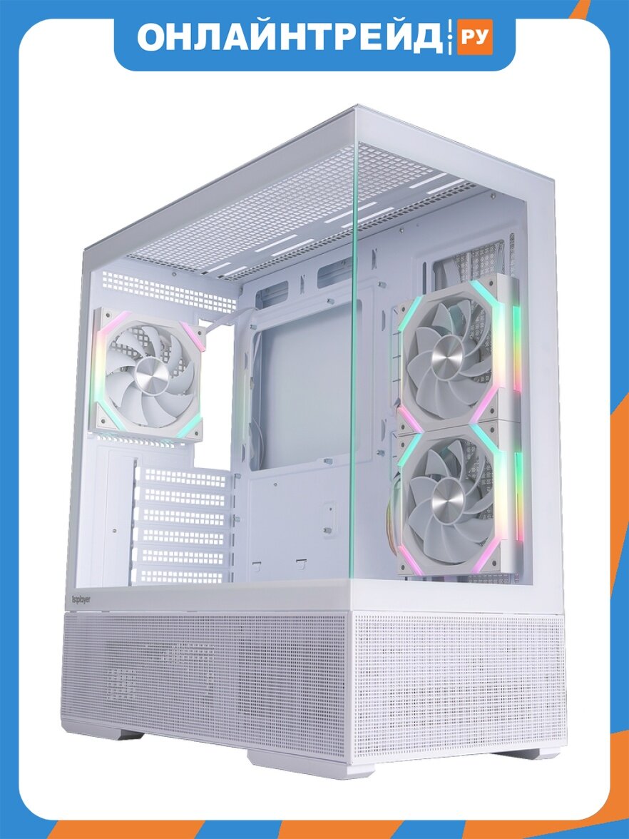 Корпус 1STPLAYER CV7 ARGB, белый