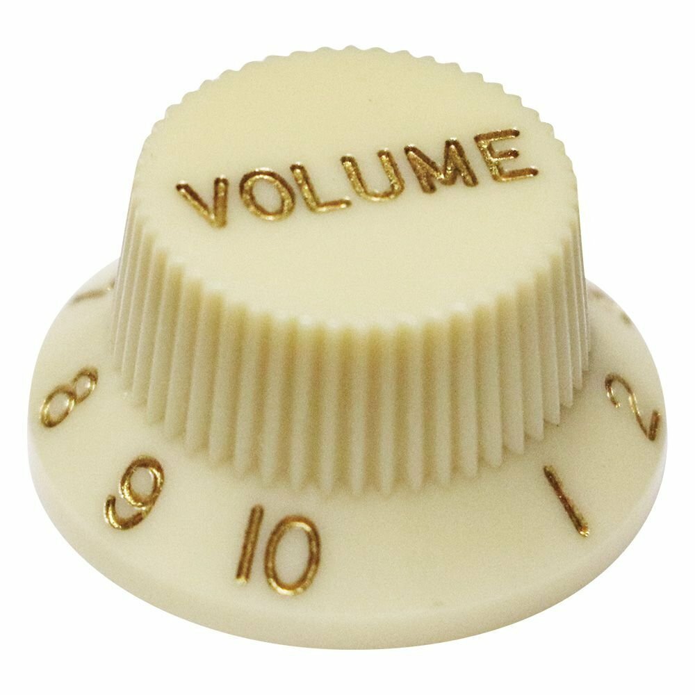 Аксессуар для струнных Hosco H-KVT-240VI Volume, Strat, цвет vintage white/Ручка потенциометра