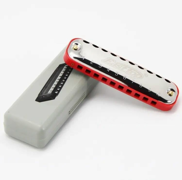 Губная гармошка диатоническая EASTTOP T10-1 C Red Comb