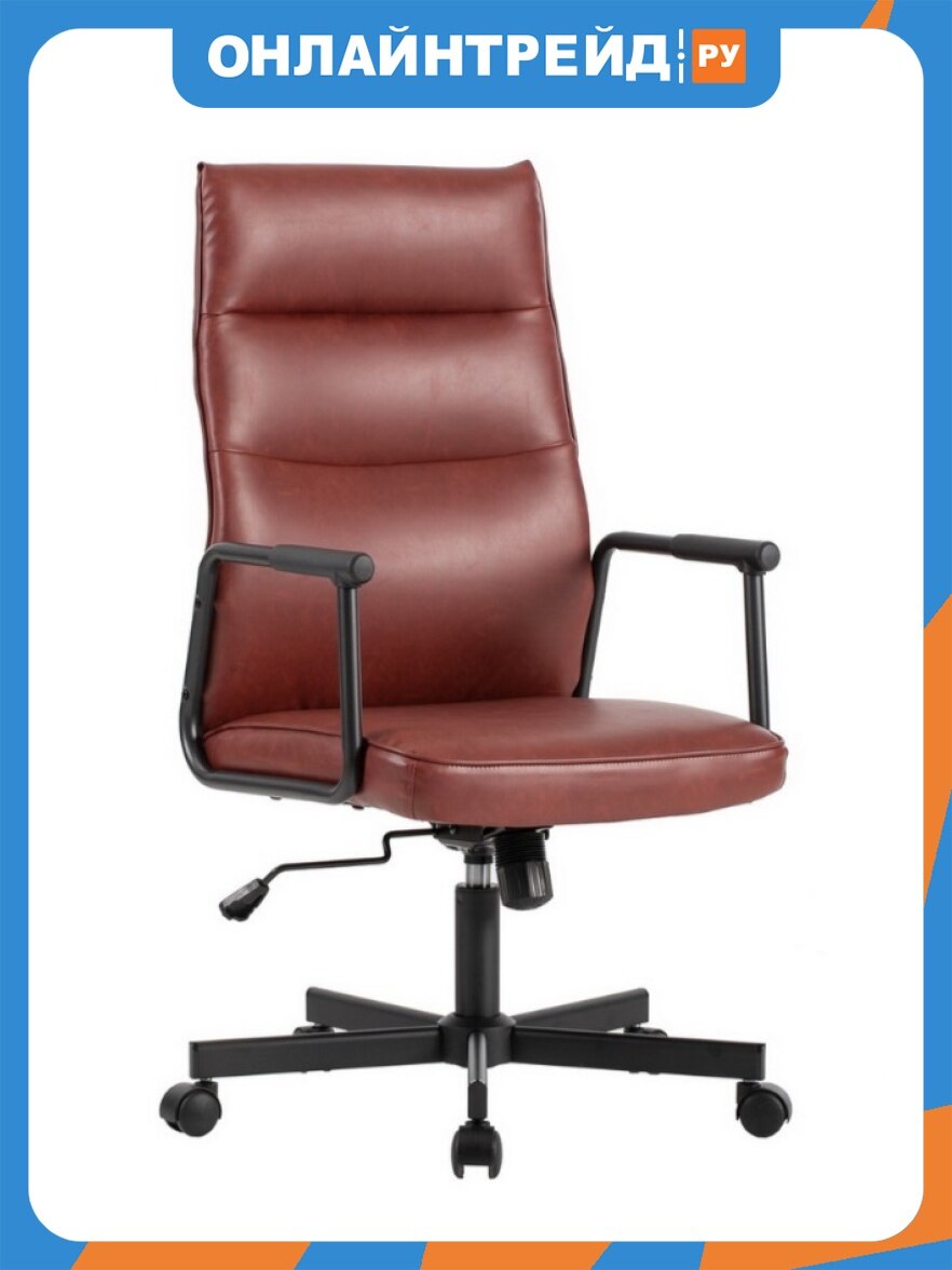 Кресло руководителя Riva Chair Sten W-263H Бургунди
