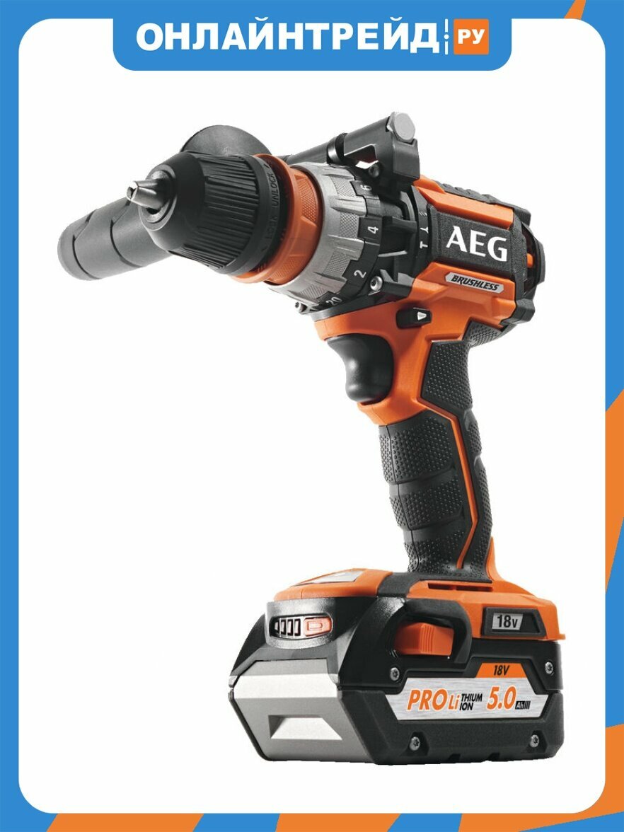 Дрель-шуруповерт аккумуляторная Aeg BSB18CBL LI-502C 4935459396