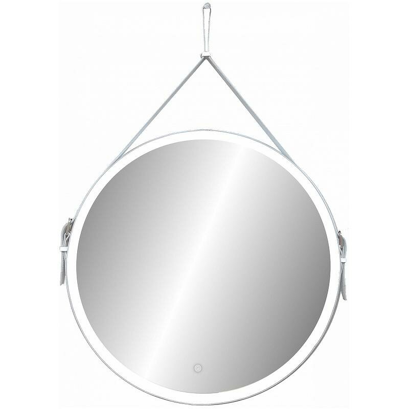 Зеркало Art Max Milan AM-Mil-650-DS-F с подсветкой с сенсорным выключателем Белое