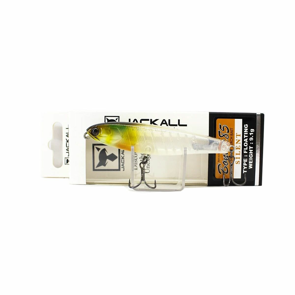 Воблер JACKALL BONNIE 85F 9.1g SILENT цвет HL CLEAR AYU HEAD