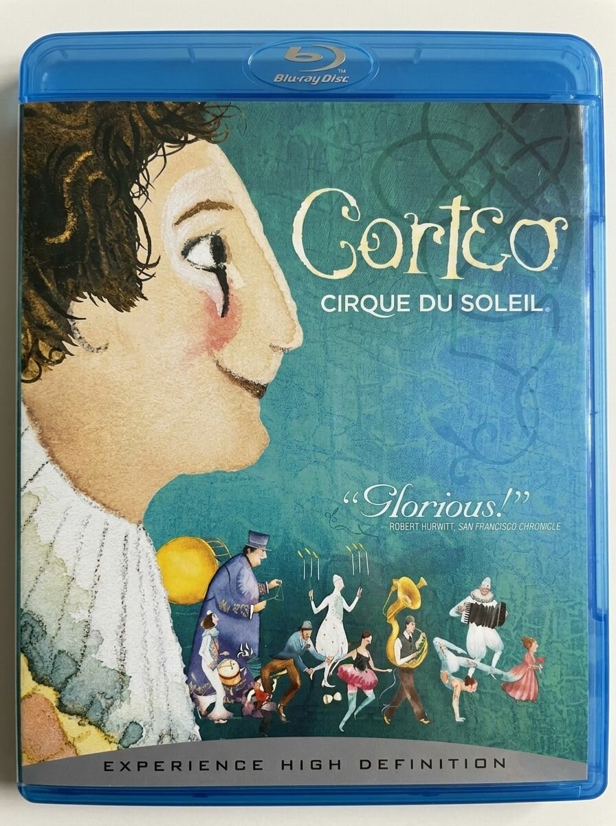 Cirque du Soleil: Corteo 2005 знаменитое сценическое ШОУ легендарного канадского цирка Blu-ray диск