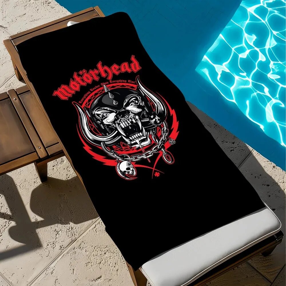 Пляжное полотенце BEAST KINGDOM 3D Band M-MotorheadS Overkill микрофибра