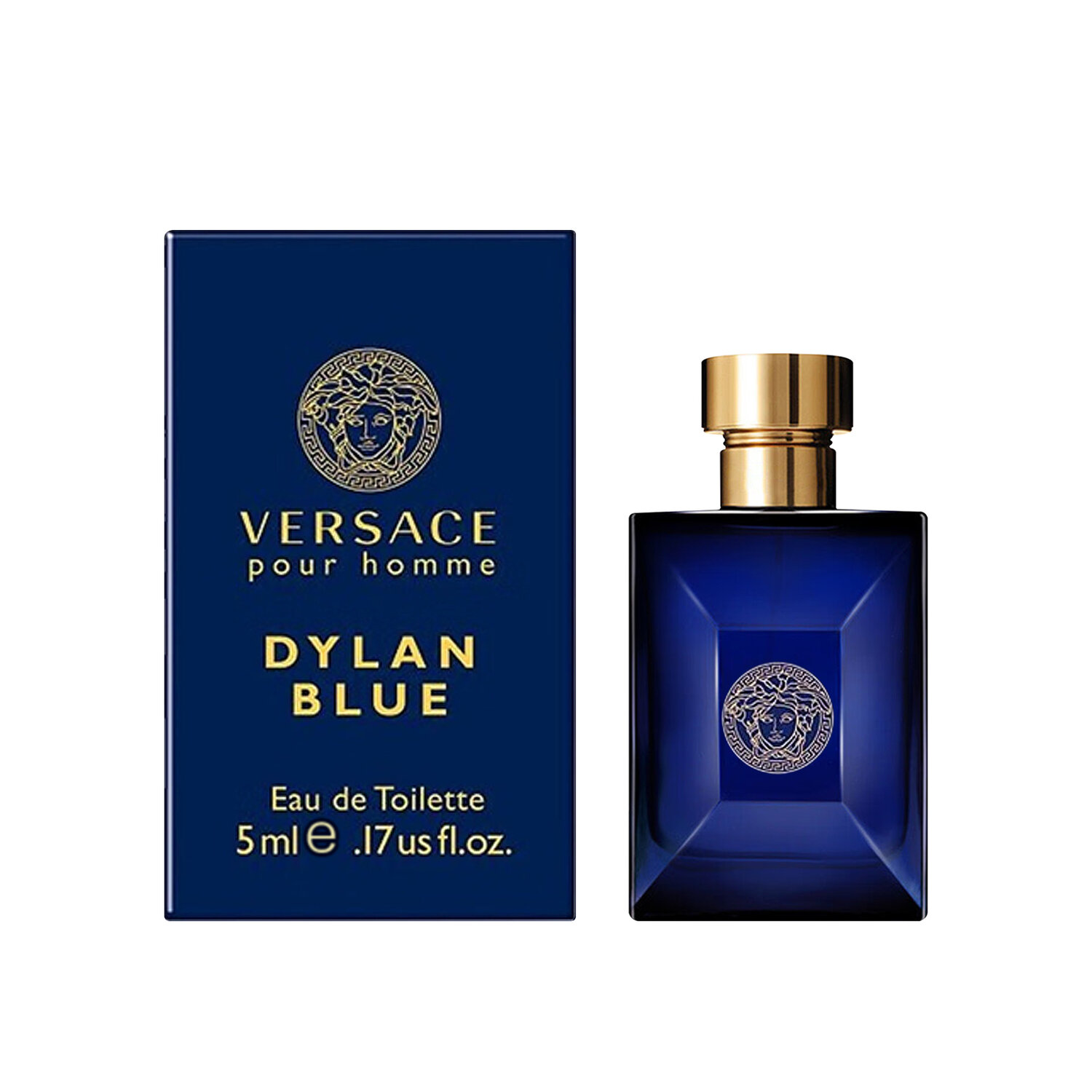 Туалетная вода Versace "Pour Homme Dylan Blue", для мужчин, мини-формат, 5 мл