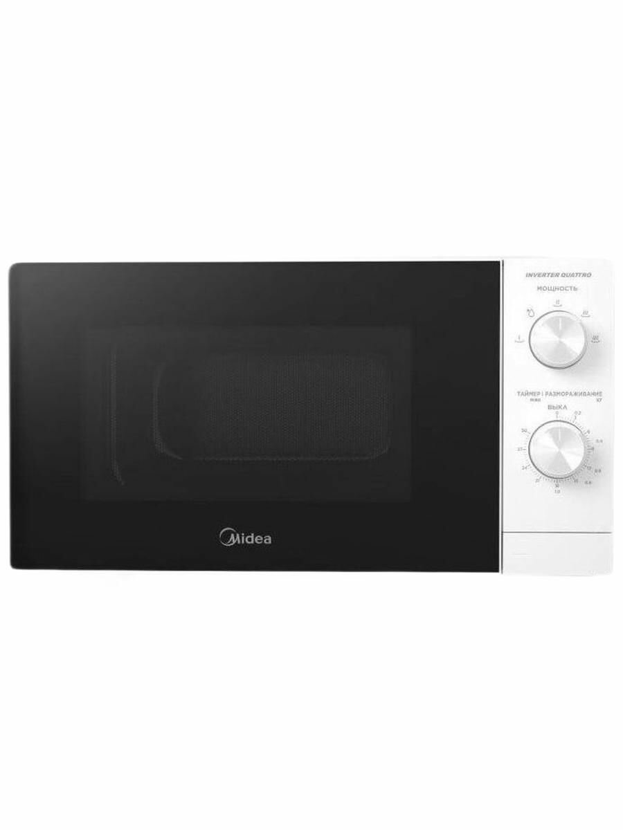 Микроволновая печь MIDEA MM719M2Z-W, инверторная, с эмалью, 700 Вт, 19 л