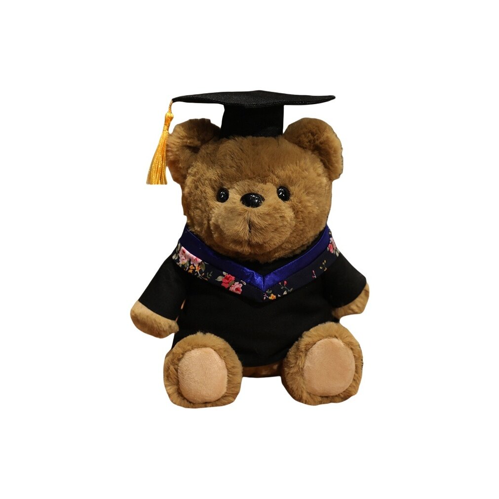 Плюшевая игрушка унисекс Tak Bebe Мишка "Доктор" Успокаивающая, 25CM EU