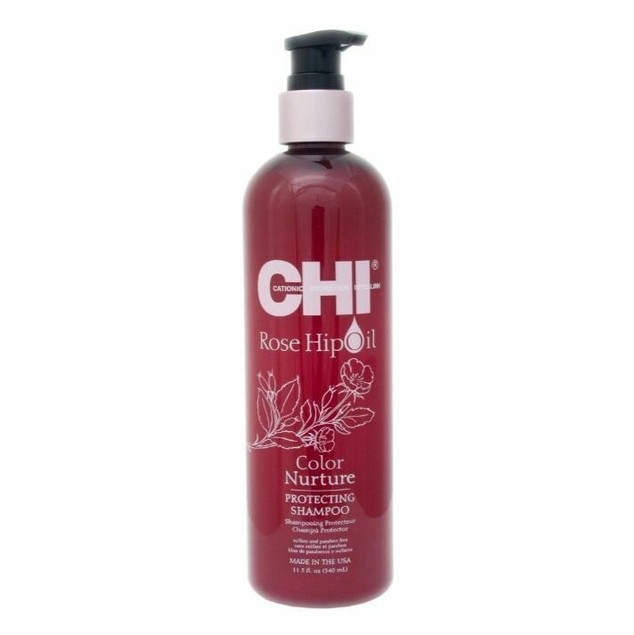 Chi Шампунь с маслом шиповника для окрашенных волос Protecting Shampoo, 340 мл
