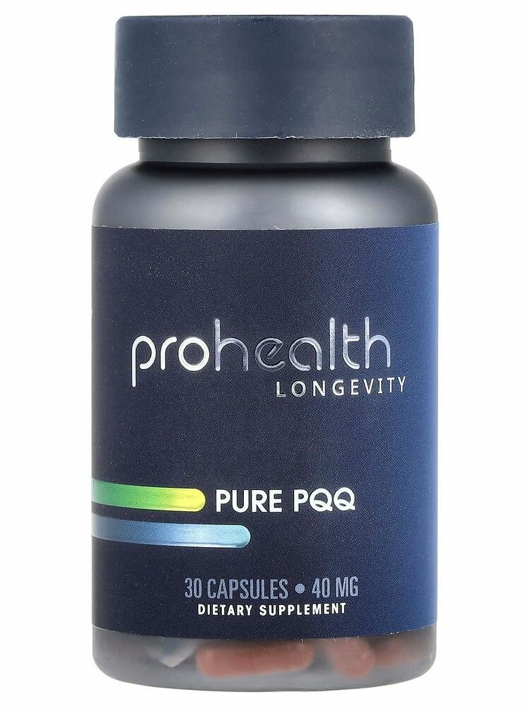 Чистый пирролохинолинхинон, 40 мг, 30 капсул, ProHealth Longevity
