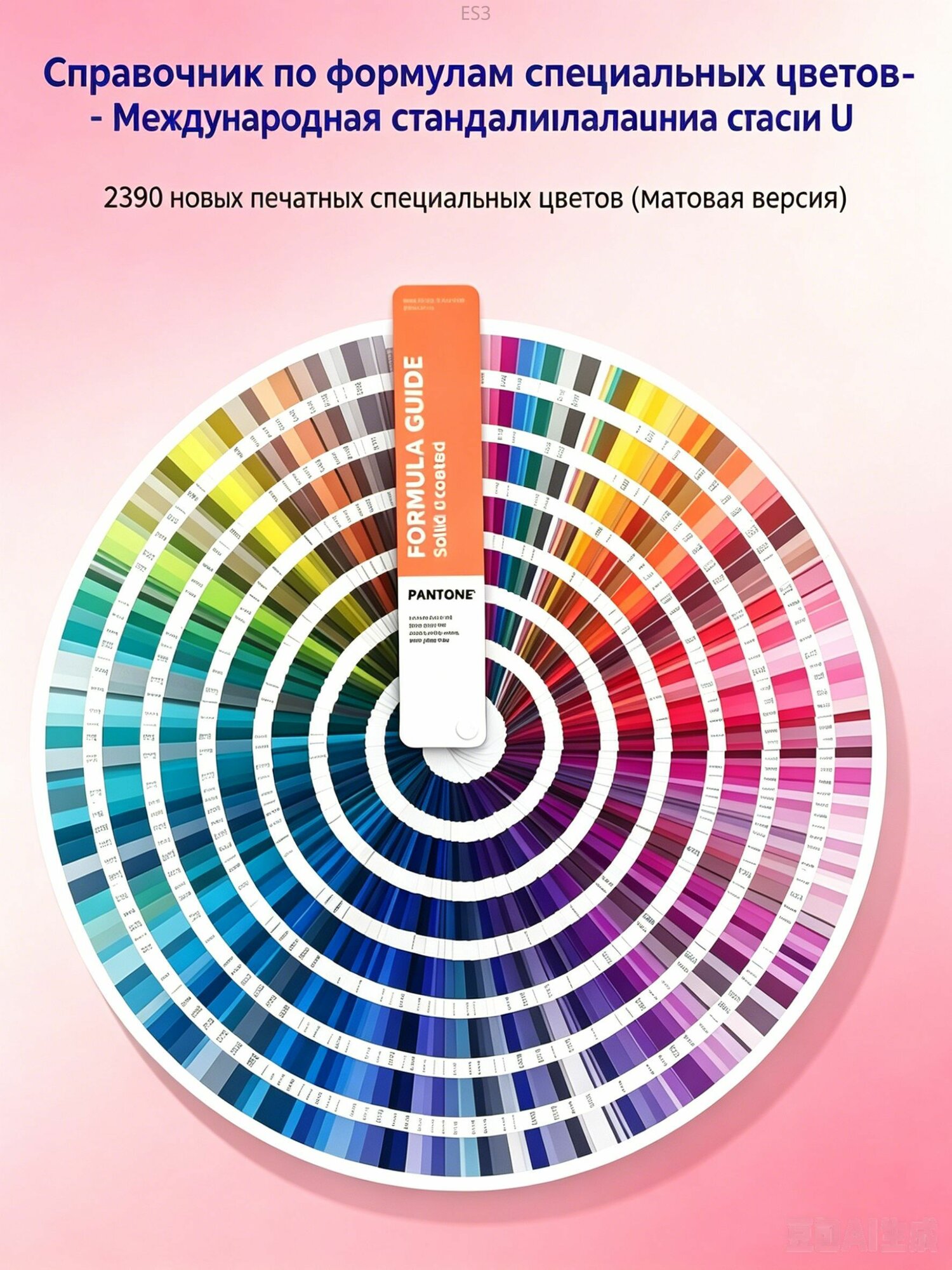 Каталог цветов PANTONE FORMULA GUIDE UNCOATED, Колеровочный веер