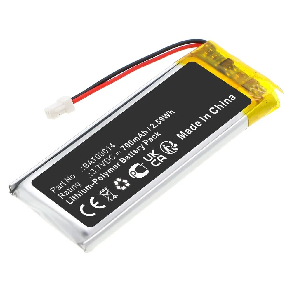 Батарея Bluetooth гарнитуры подходит для Cardo Packtalk Edge, BAT00014,700mAh