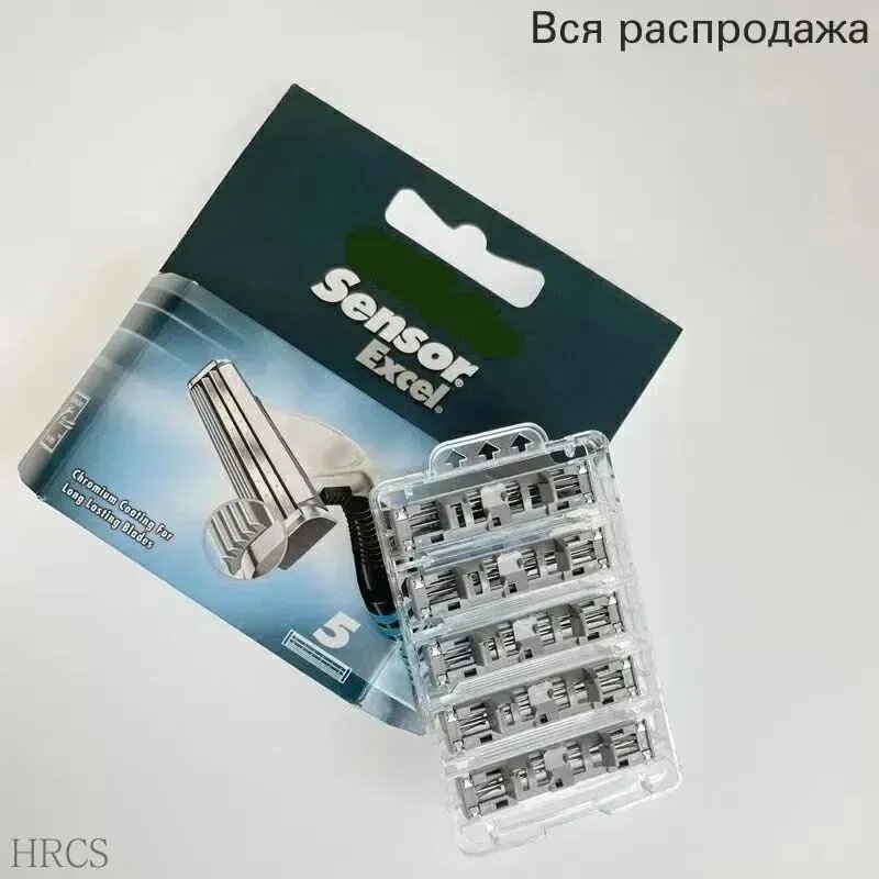 Сменные кассеты для бритвы Sensor Excel, 5 шт, Сенсор Эксель