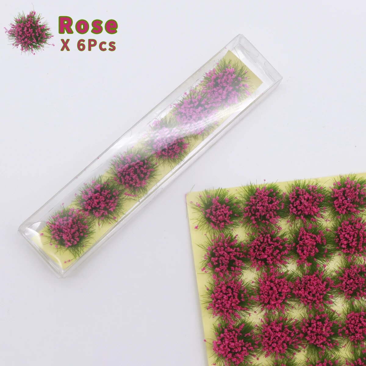 Микропейзаж для кукольного домика Розовый, Rose