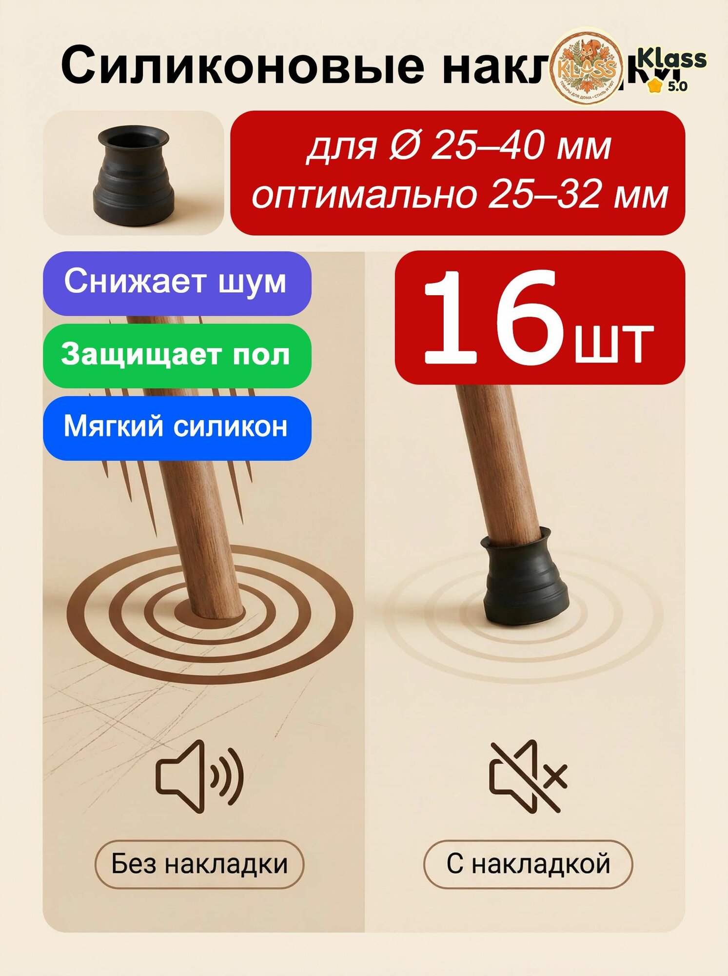 Мирвара Протектор для мебели ,3.2см