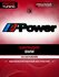 Шильдик на багажник M-power black для BMW, ПВЗ, черный с триколором