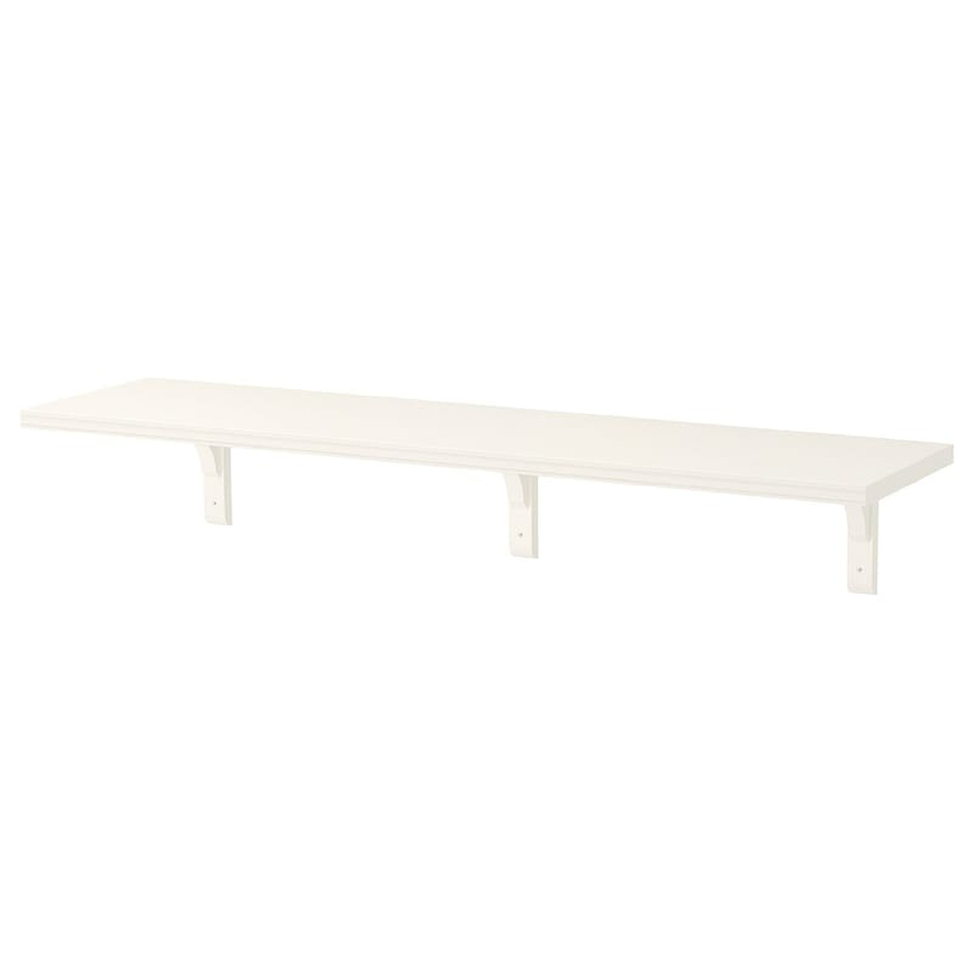 Полка ikea bergshult/ramshult 992.906.23, белый, 120x30 см, 20 кг