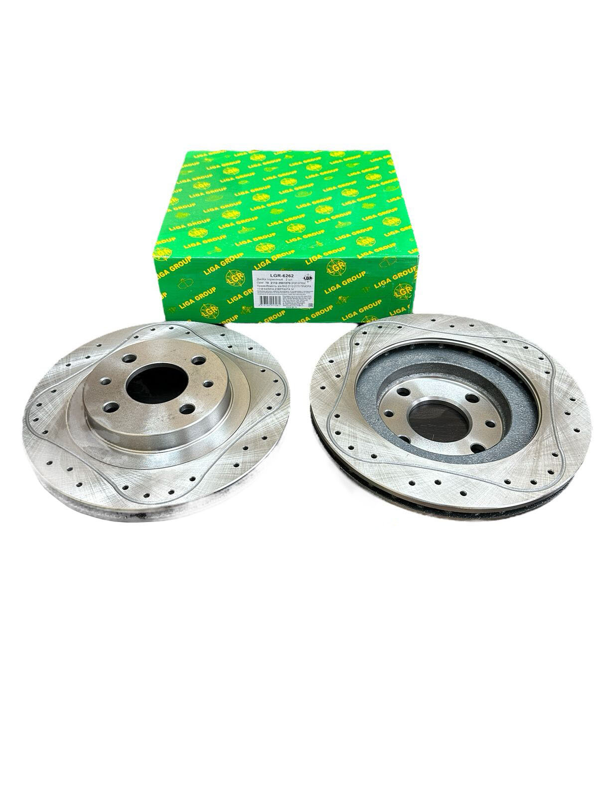 Диск тормозной LGR LGR6262 Sport Extreme передний 2шт для Lada ВАЗ-2112 14"