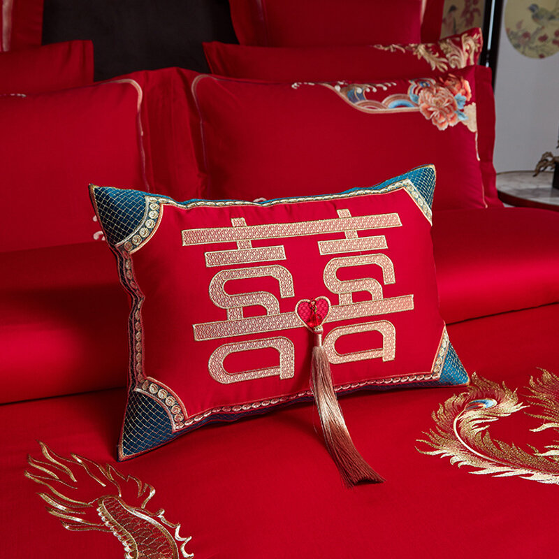 Подушка из хлопка Dragon Phoenix Joy Single Large 32x46 см