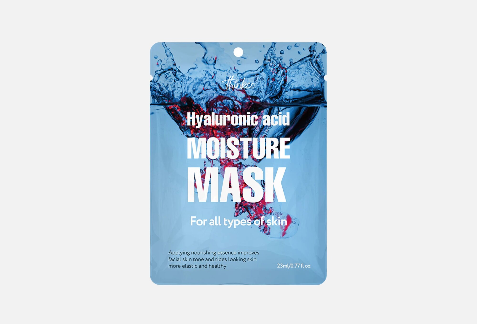 Thinkco Hyaluronic acid Moisture Mask Pack Увлажняющая тканевая маска для лица 1 шт