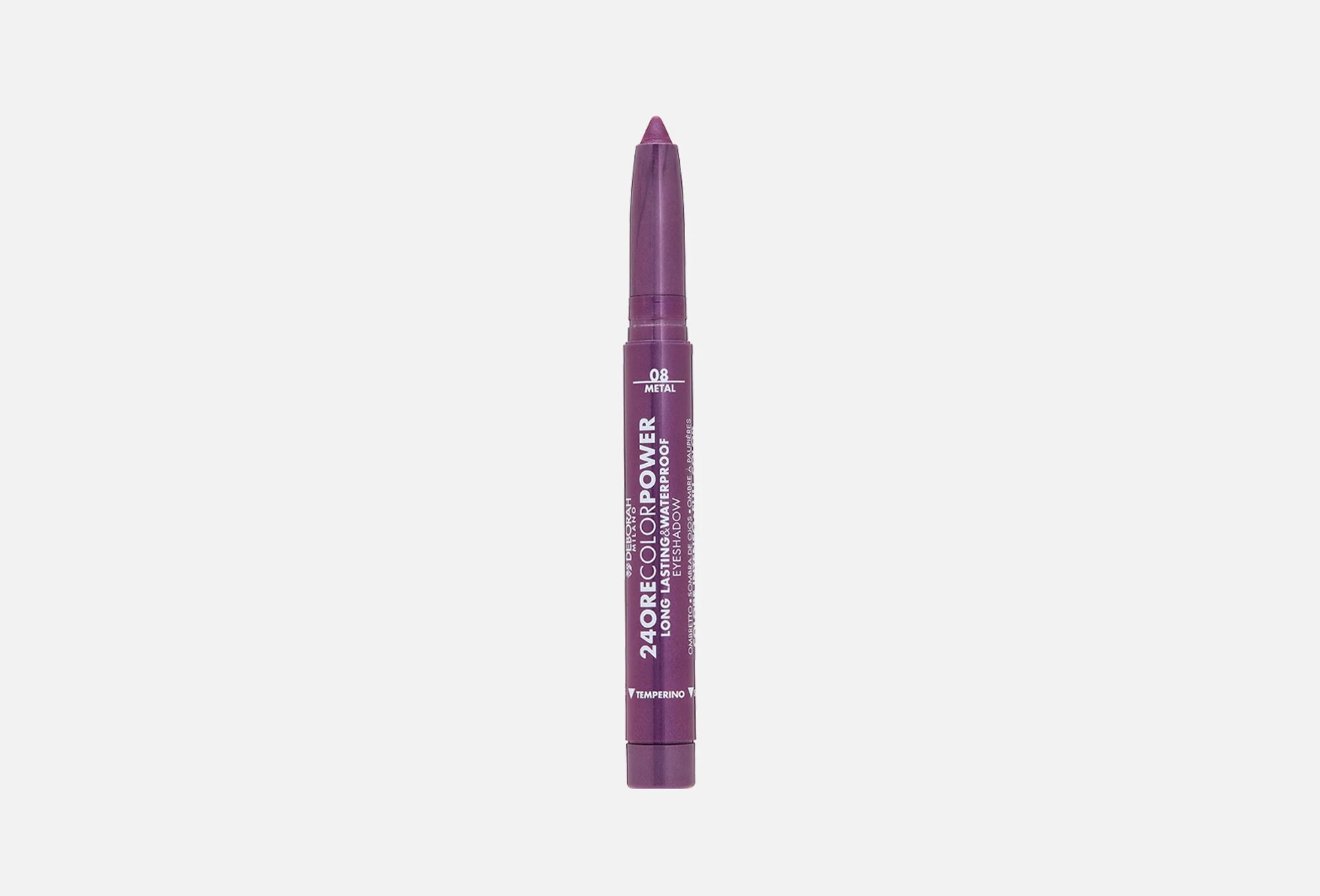 DEBORAH MILANO 24ORE COLOR POWER EYESHADOW Тени-карандаш для глаз 1.4 г 08 глубокий-фиолетовый
