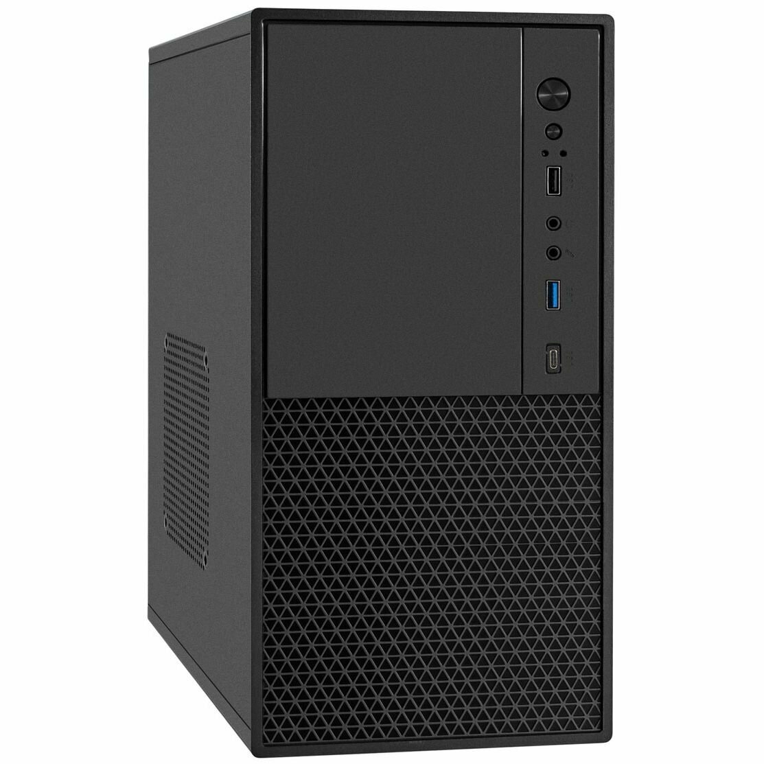 Корпус компьютерный Exegate BAA-308MUC-AAA450 Mini Tower чёрный