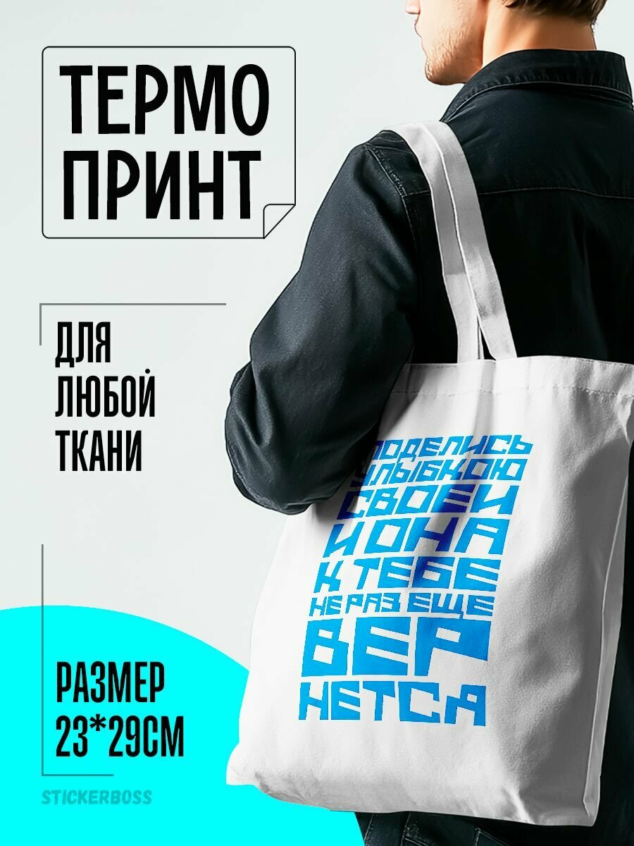 Термонаклейка термотрансфер на одежду Крошка Енот