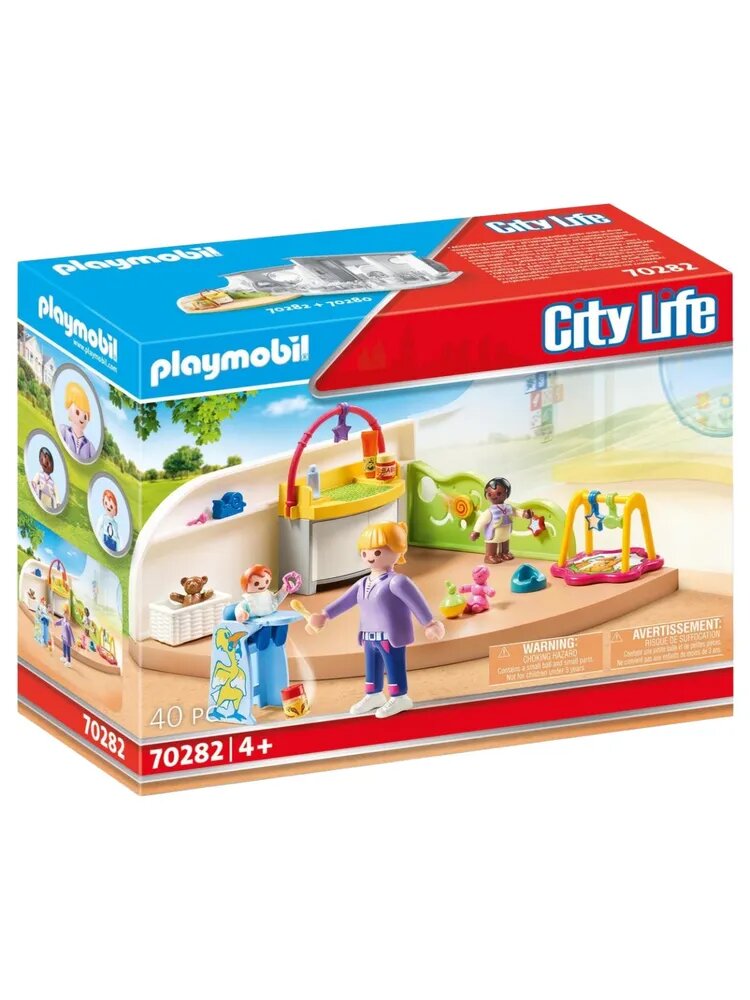 Playmobil-Мир Моби: Детская комната (Daycare-Toddler Room)-70282
