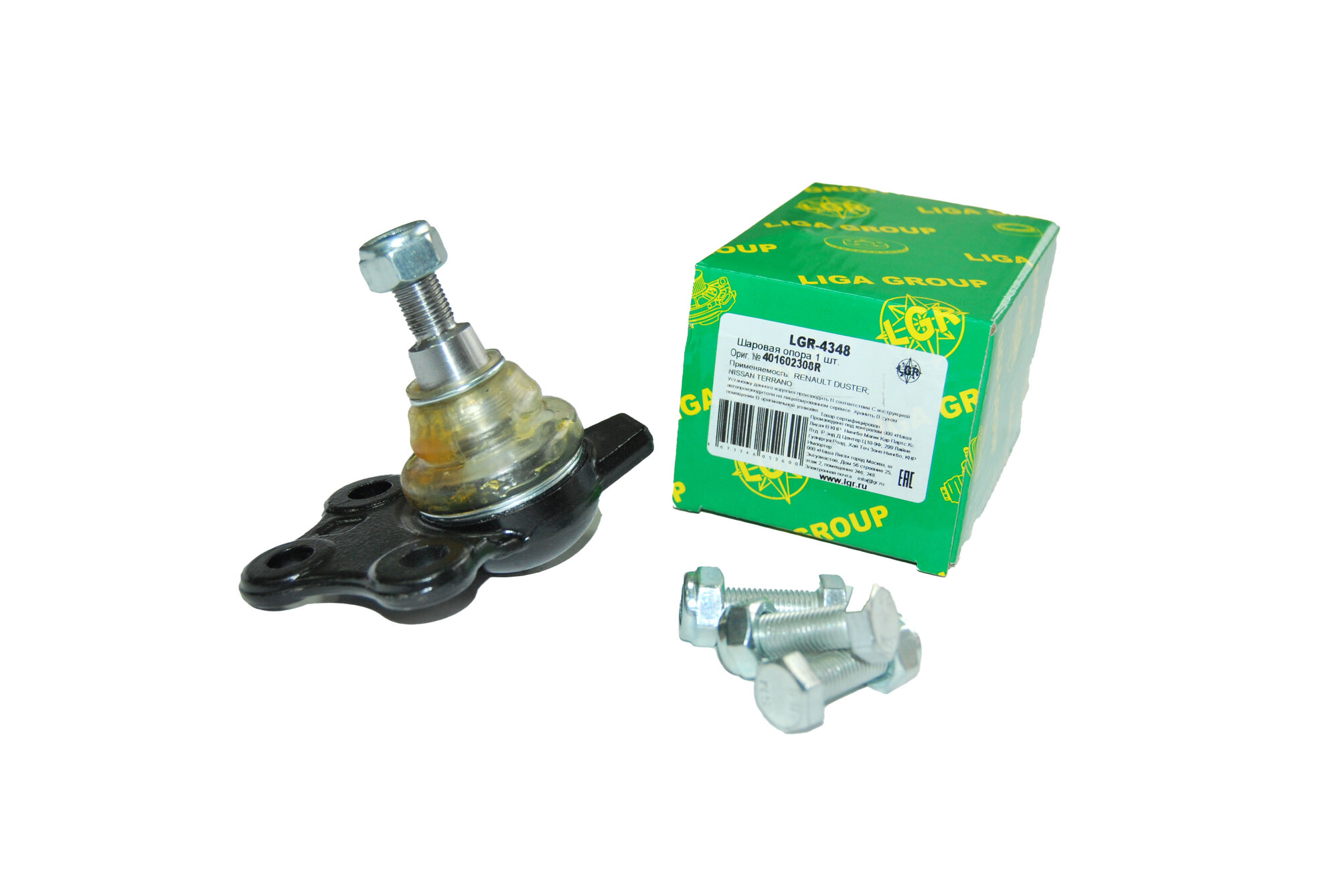 Опора шаровая LGR LGR4348 для Renault Duster; Nissan Terrano